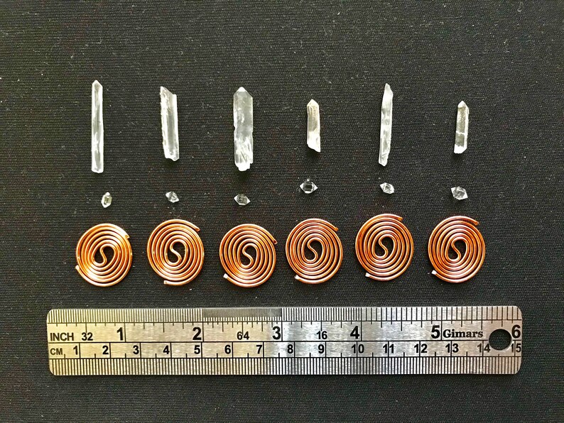 Orgone Organite Supplies Kit Metal Shavings Coils Crystals | Etsy