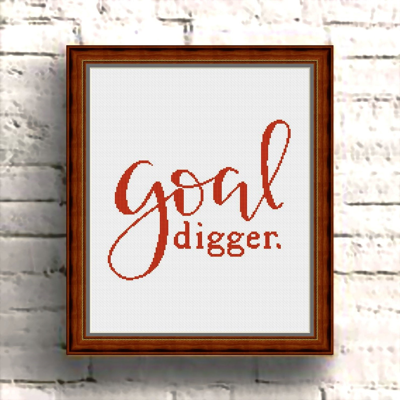 CROSS STITCH PATTERN Quote - Etsy