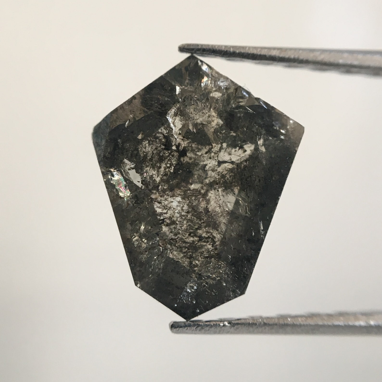 Natural Shield Shape Loose Diamond 1.42 Ct 9.37 Mm X 7.35 Mm X - Etsy