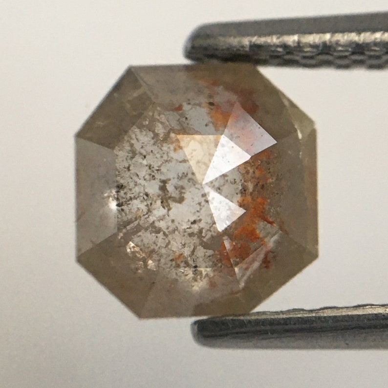 Fancy Brown Color 1.01 Ct Fancy Shape Natural Loose Diamond 6.01 Mm X 6 ...