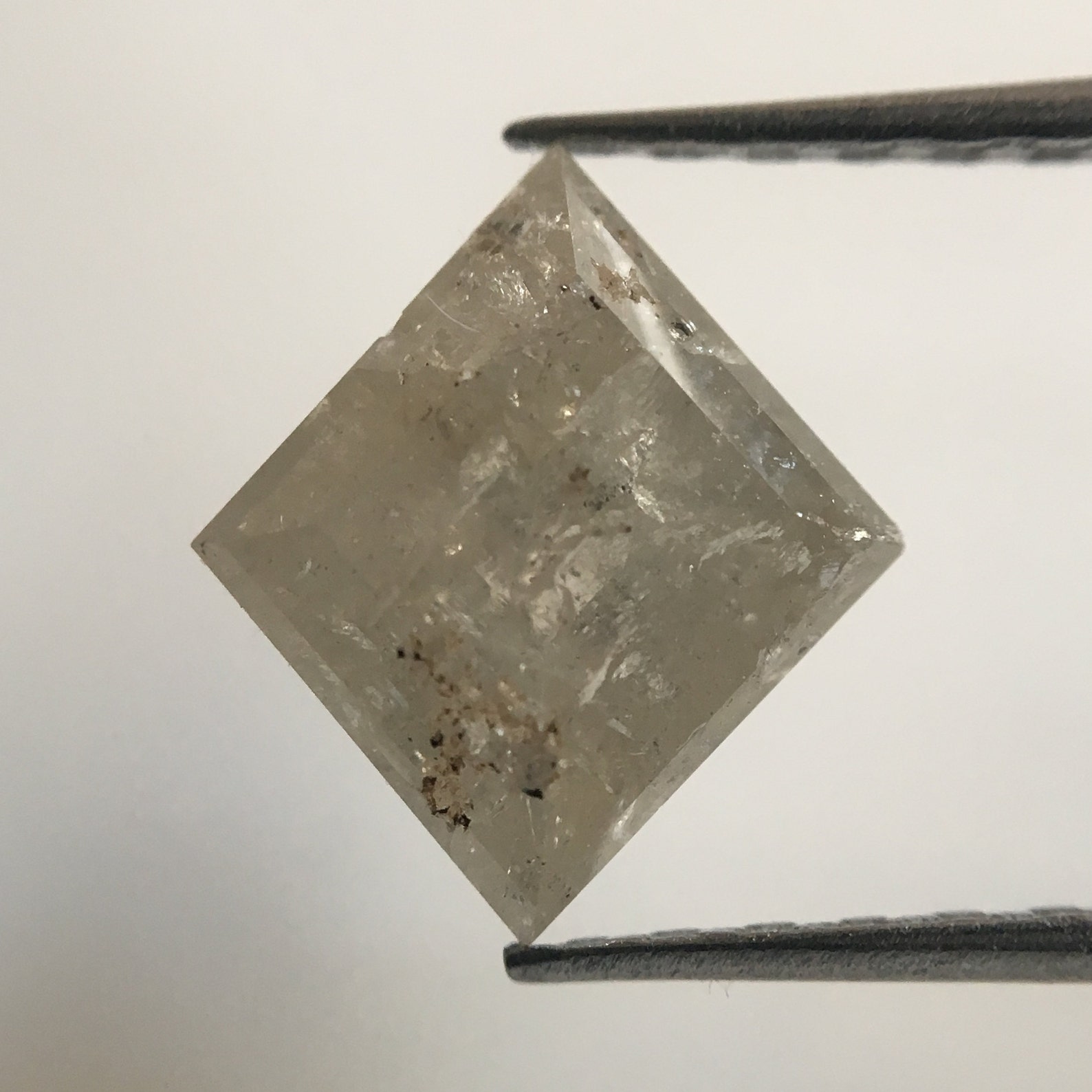 1.45 Ct Fancy Grey Color Kite shape Natural Loose Diamond | Etsy