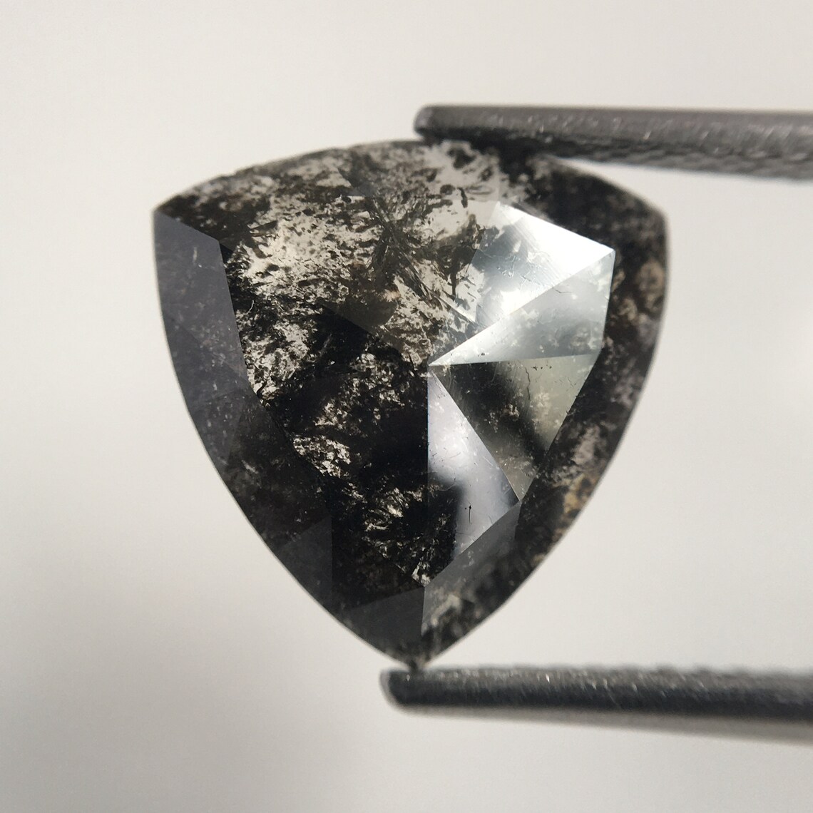 5.99 Ct Pair Trillian Shape Natural Loose Diamond Dark Salt | Etsy