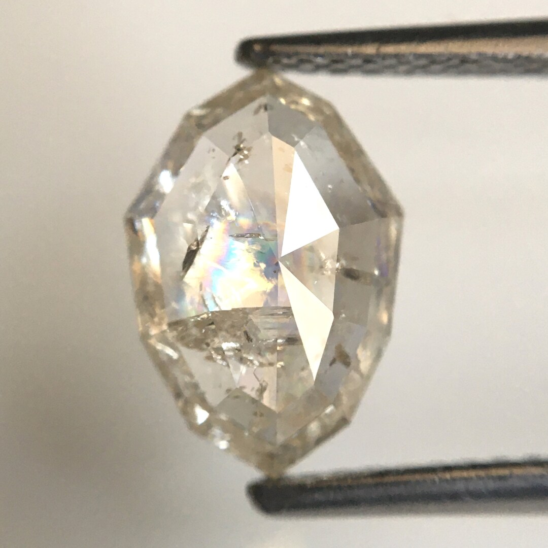 1.57 Ct Modified Pear Shape Natural Loose Diamond 10.13 Mm X - Etsy