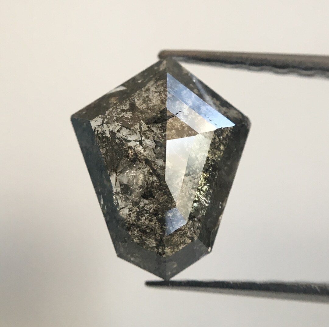 Natural Shield Shape Loose Diamond 1.42 Ct 9.37 Mm X 7.35 Mm X - Etsy