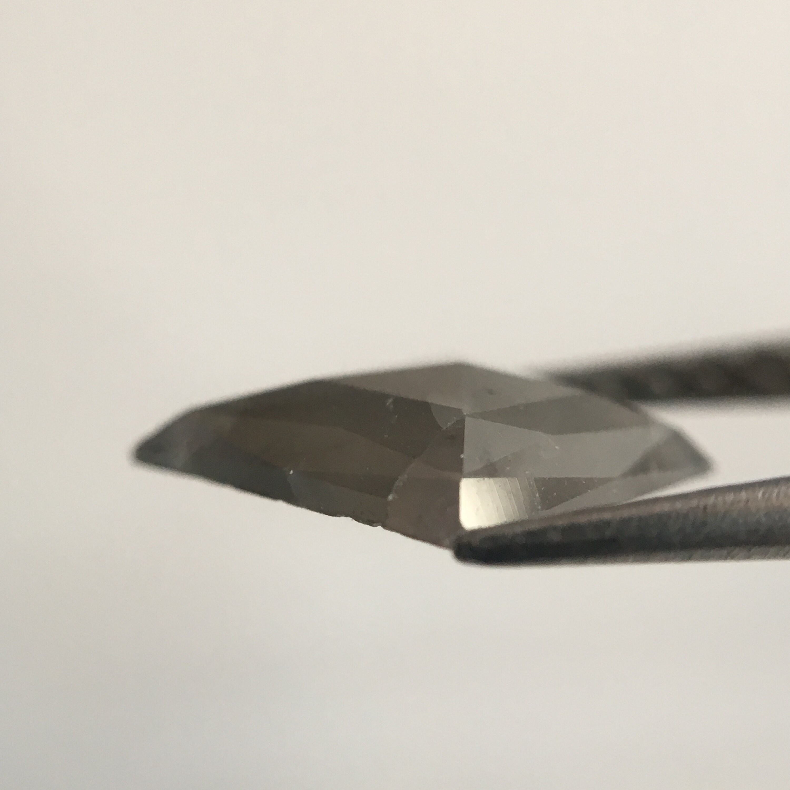 1.20 Ct Natural Dark grey Color Kite shape Loose Diamond | Etsy