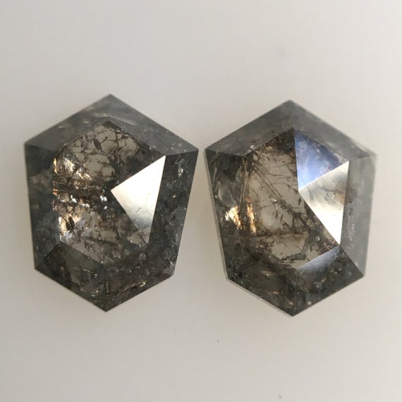 1.78 Ct Pair Natural Shield Shape Loose Diamond 7.70 Mm X 6.15 | Etsy