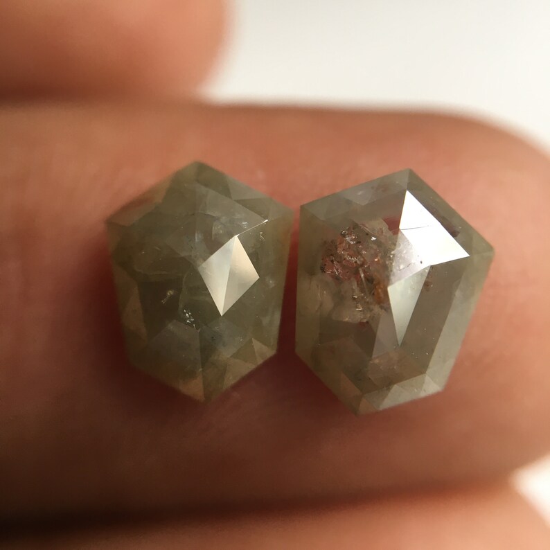 Shield Shape Natural Loose Diamonds Pair of Shield Shape - Etsy