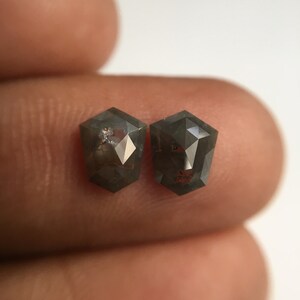 Shield Shape Natural Loose Diamonds, Pair of Shield Shape Opaque Loose ...