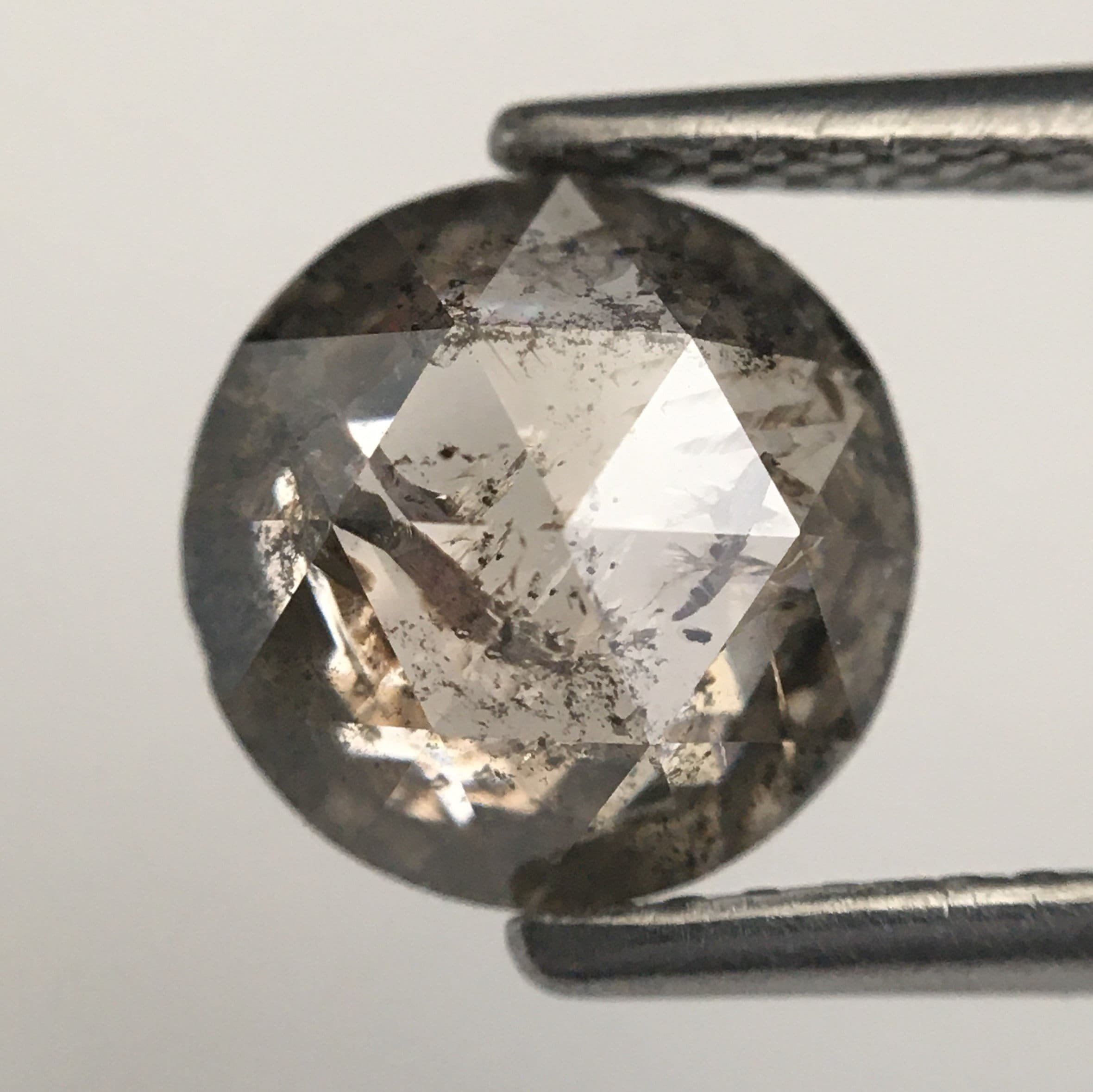 3.29 Ct Round Rose Cut natural diamond 7.90 mm x 3.30 mm Pair | Etsy