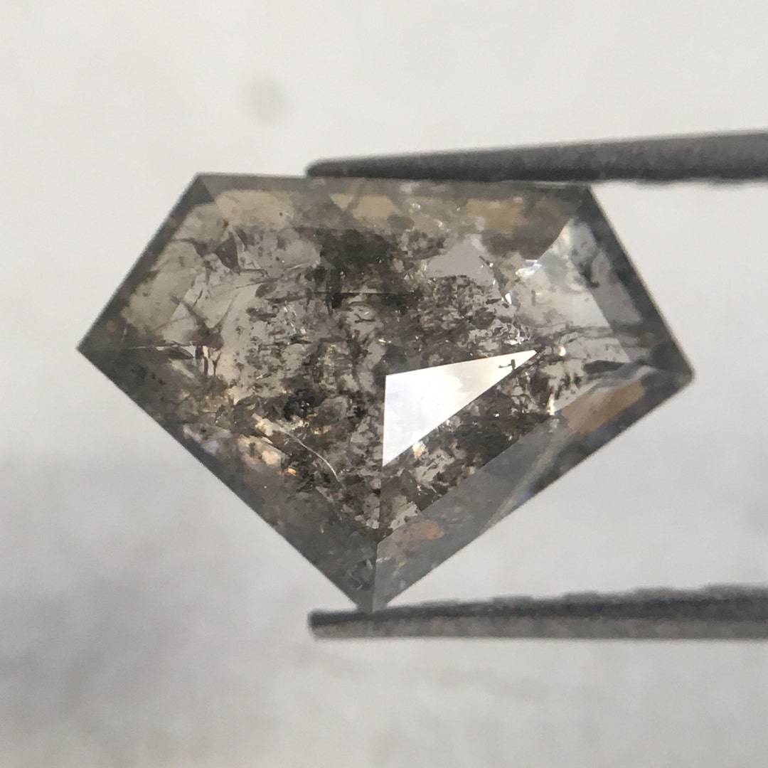 1.24 Ct Grey Color Fancy Diamond Shape Natural Loose Diamond - Etsy