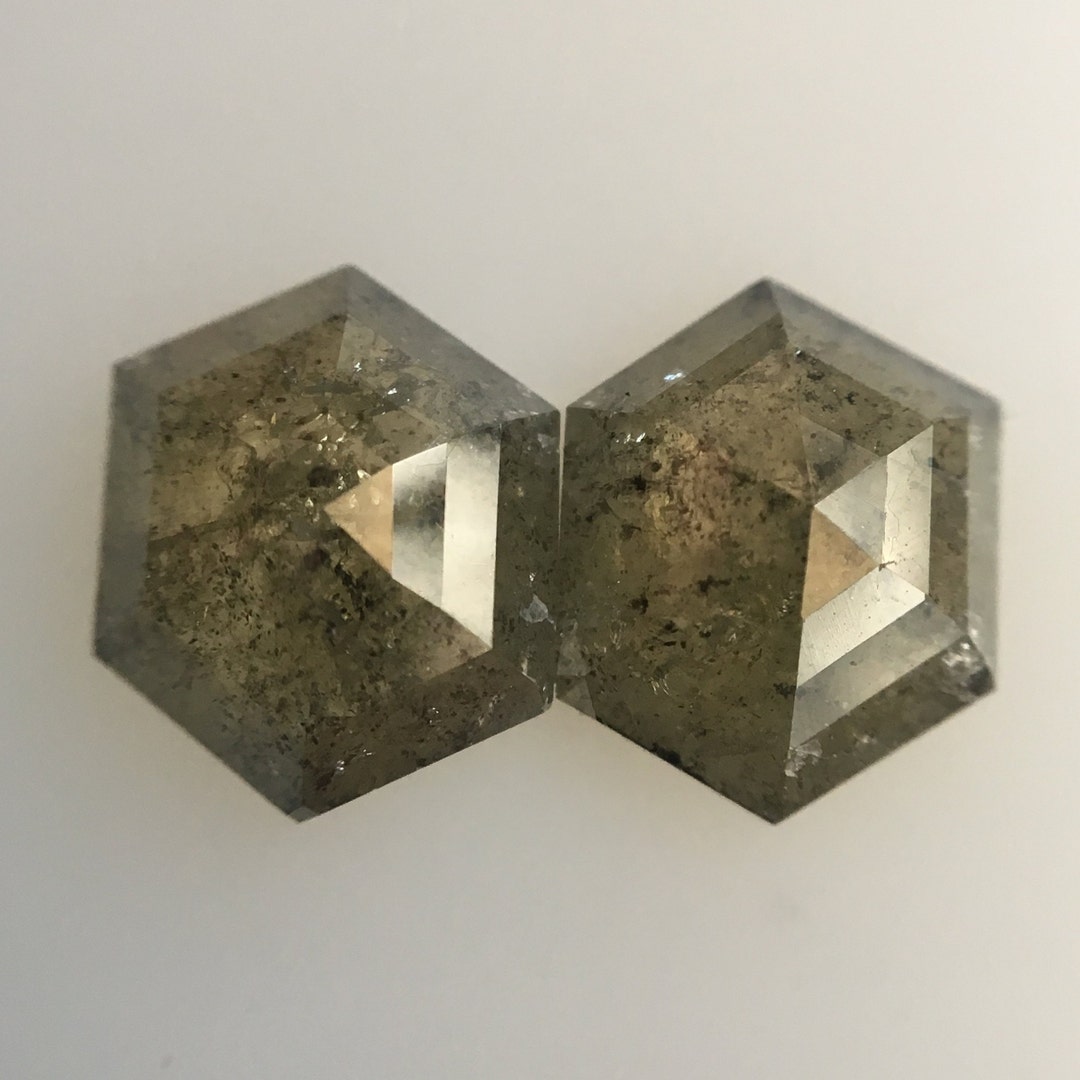 3.01 Ct Hexagon Shape Natural Loose Diamond, 8.86 Mm X 6.97 Mm X 3.08 ...