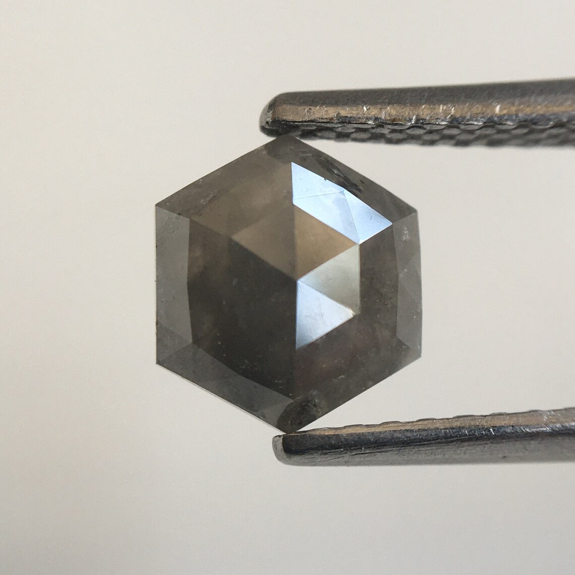 0.84 Ct Hexagon Shape Natural Loose Diamond 6.93 mm x 6.00 | Etsy