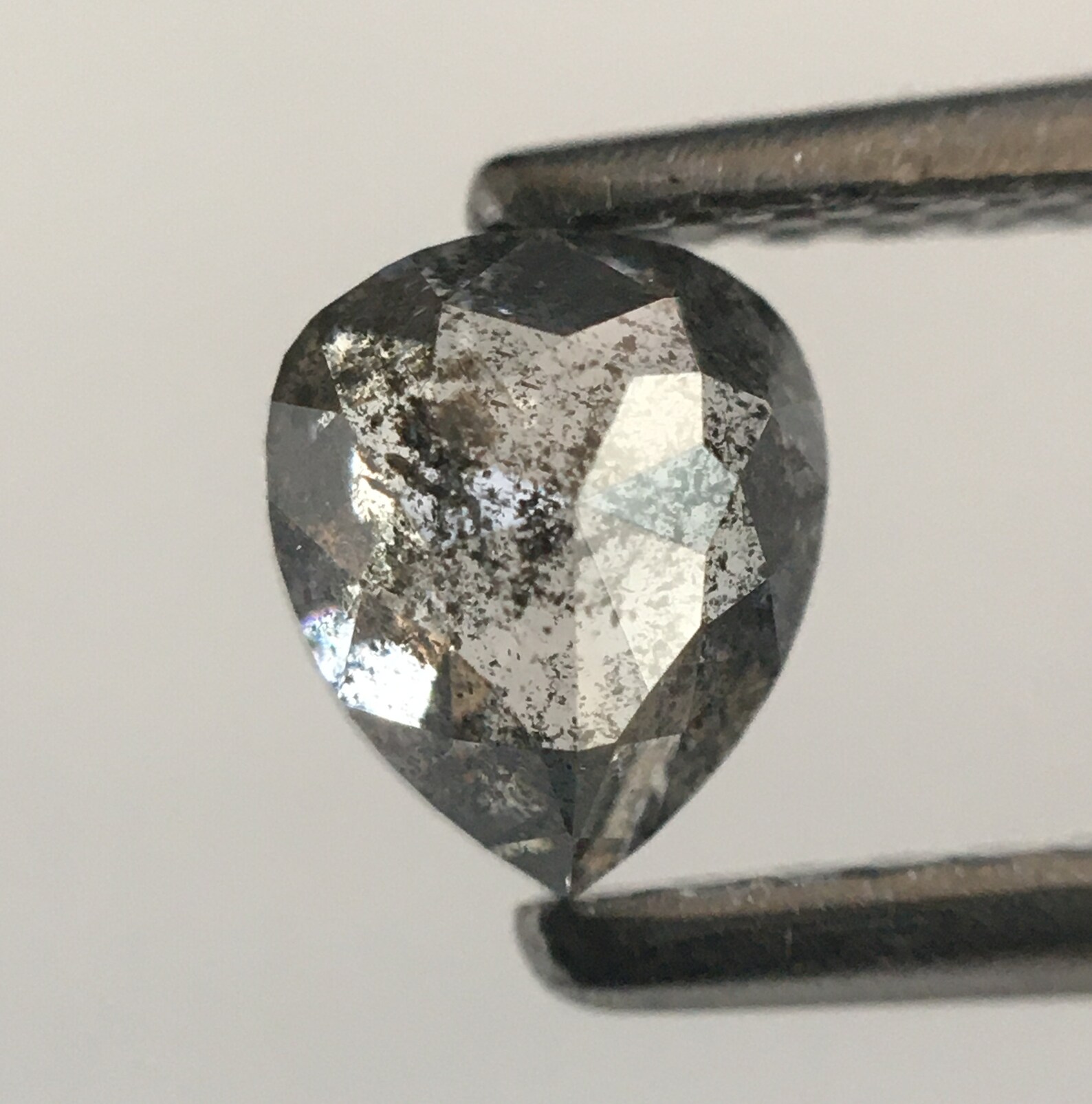 0.55 Ct Fancy Grey Pear Shape Loose Natural Diamond 5.20 mm X | Etsy
