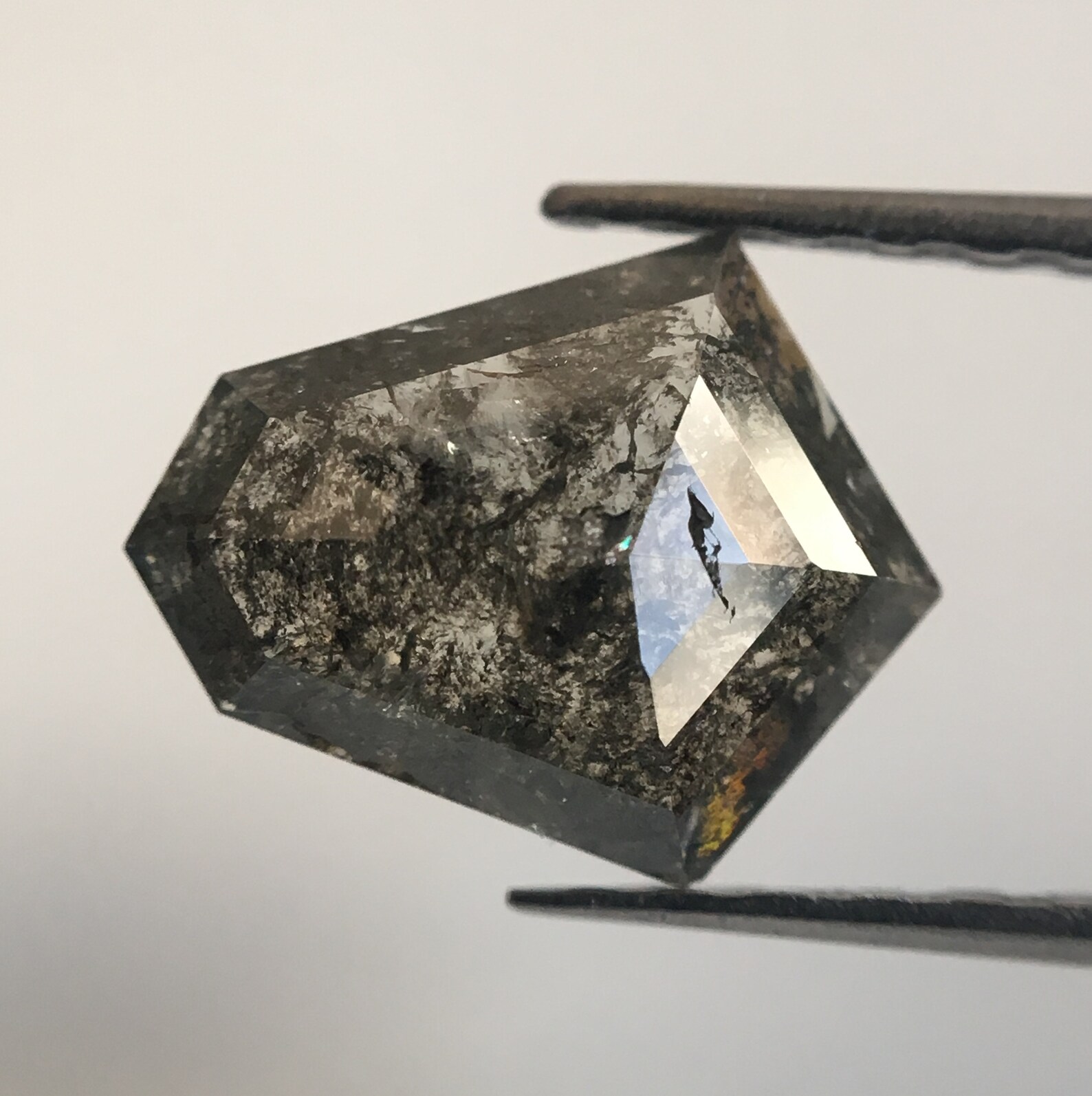 Natural Shield Shape Loose Diamond 1.42 Ct 9.37 Mm X 7.35 Mm X - Etsy