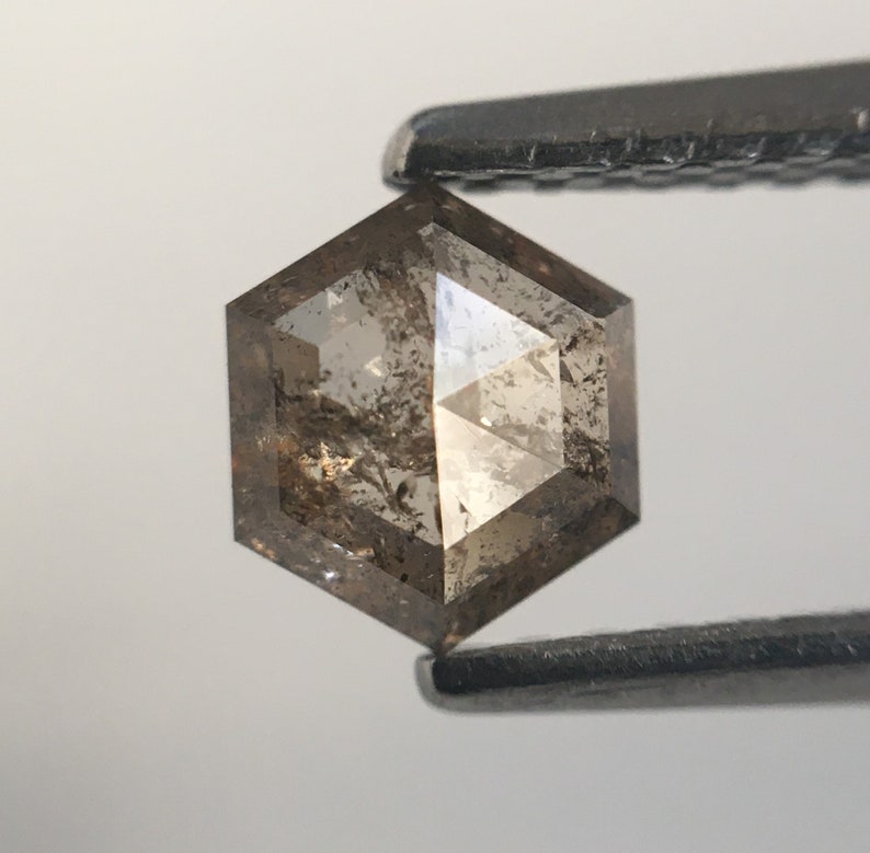 0.53 Ct Fancy Brown Color Natural Loose Diamond 5.34 Mm X - Etsy