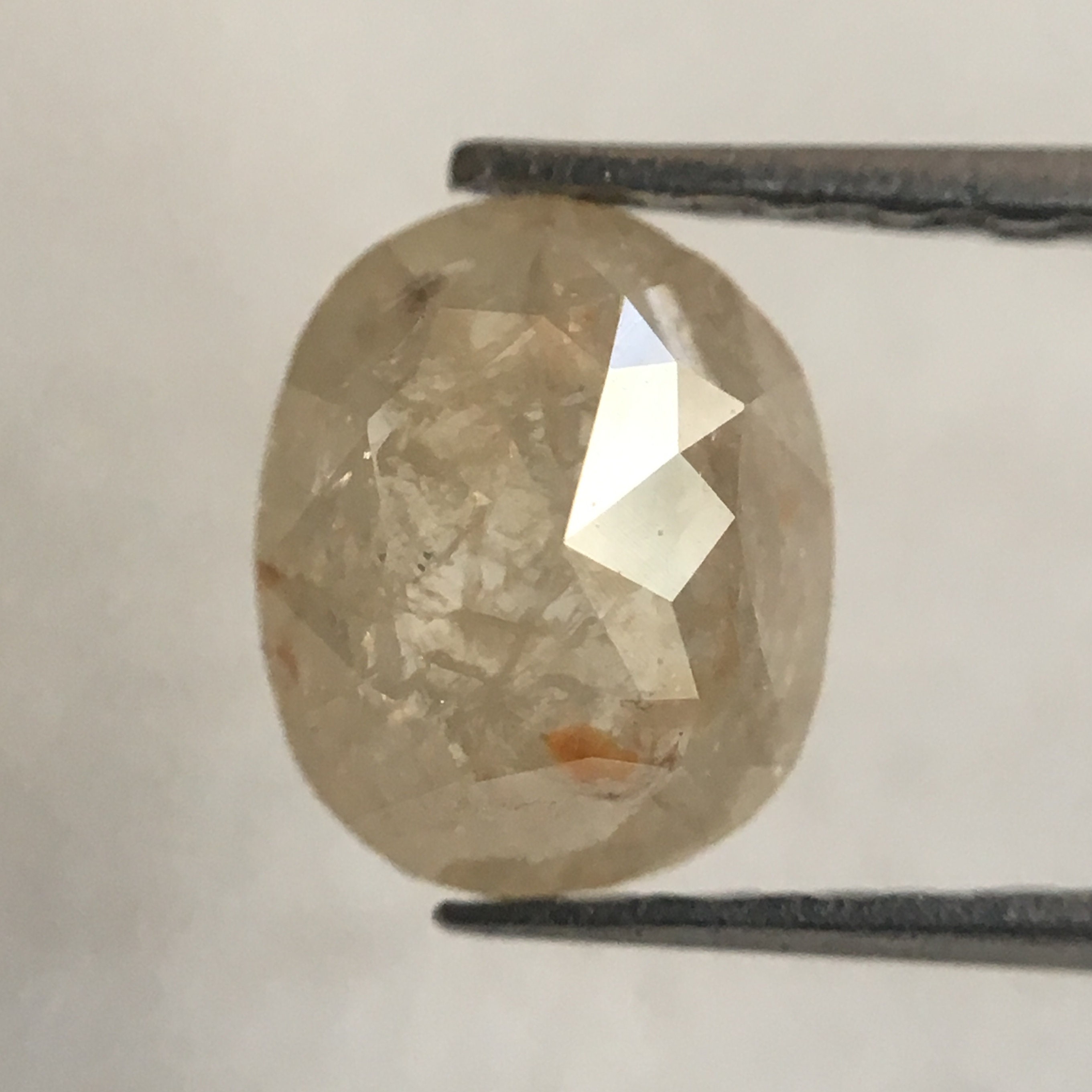 0.69 Ct Oval Shape Grey Color Natural Loose Diamond 6.38 mm X | Etsy