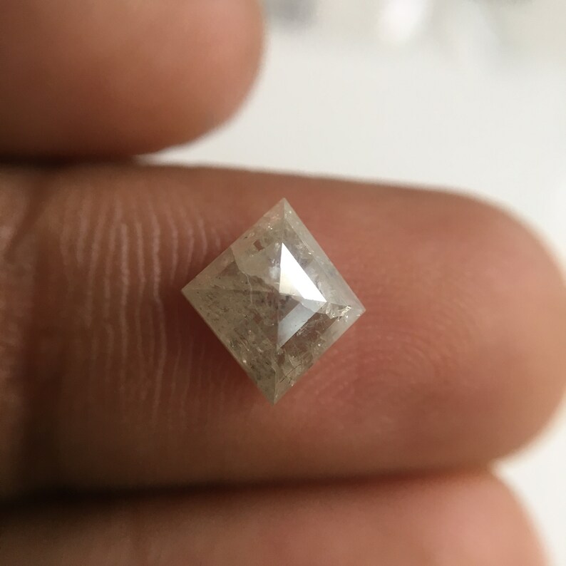1.45 Ct Fancy Grey Color Kite Shape Natural Loose Diamond | Etsy