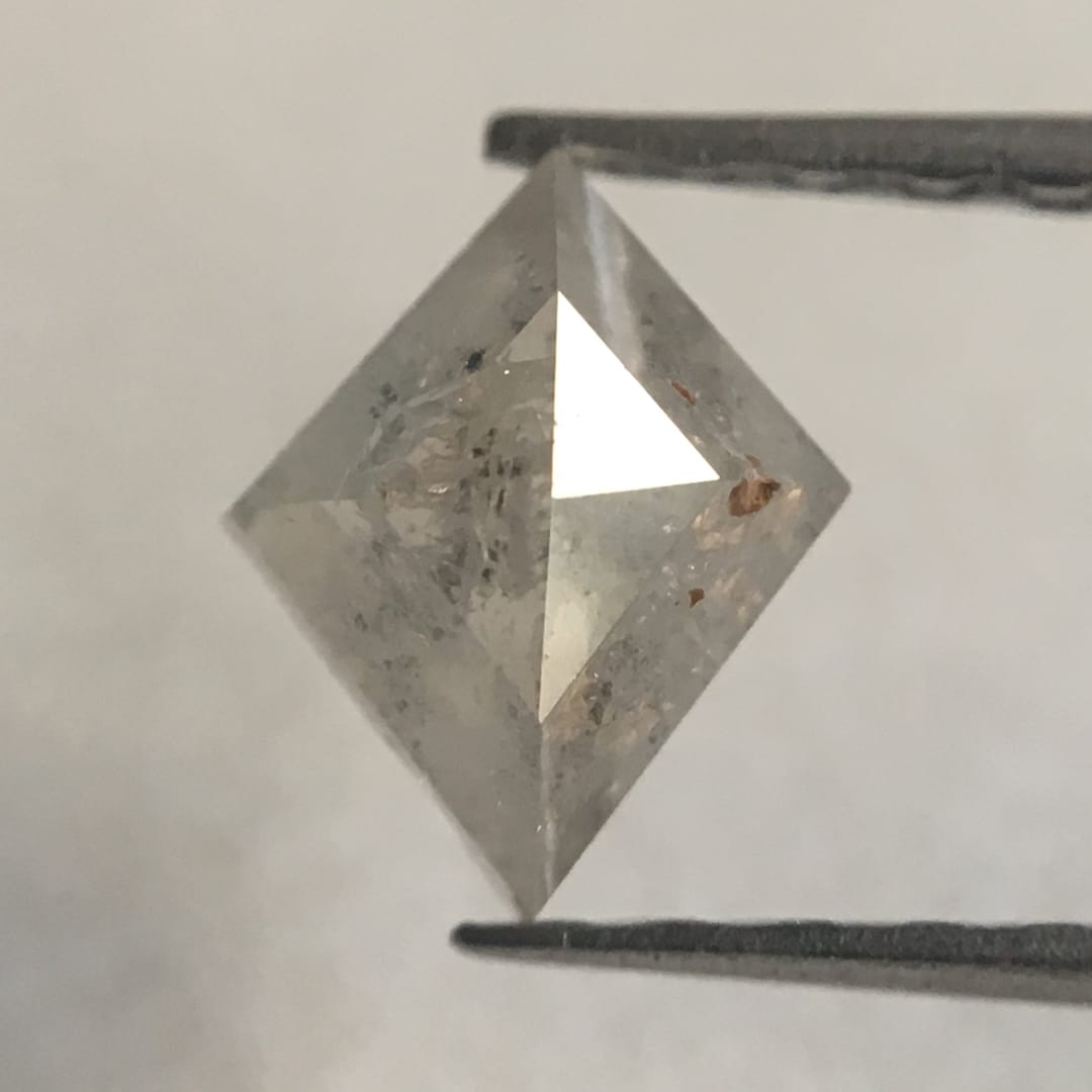 0.86 Ct Kite Cut Loose Diamond, Fancy Gray, Excellent Quality - Etsy