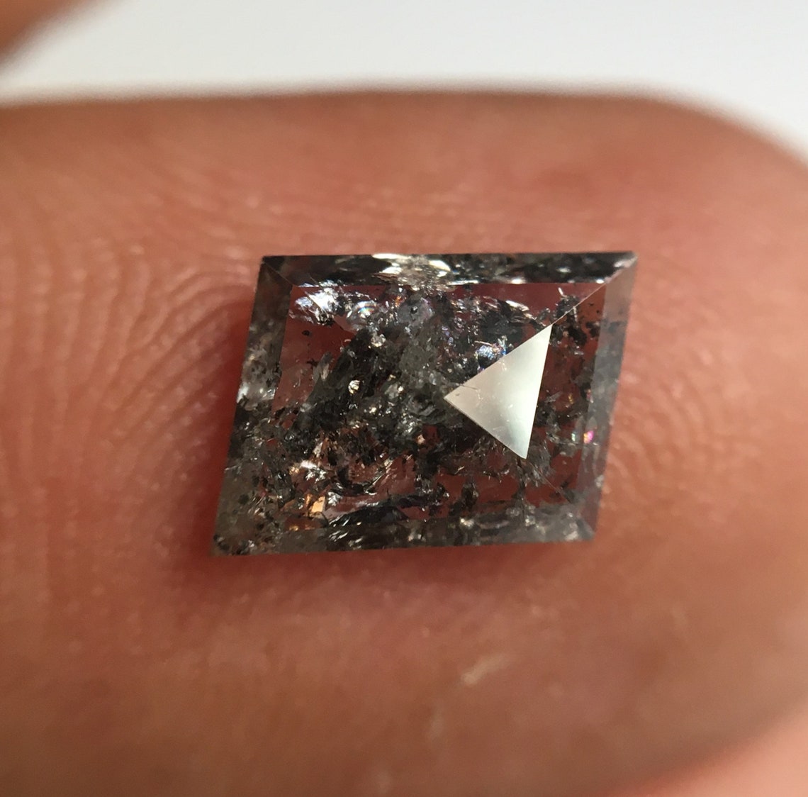 1.03 Ct Fancy Grey Parallelogram Shape Natural Loose Diamond | Etsy