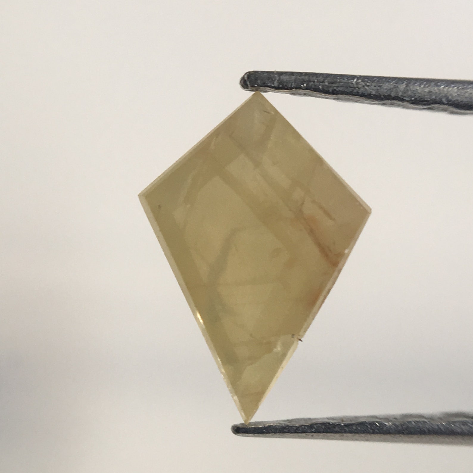 0.47 Ct Kite Cut Yellowish Grey Loose Diamond, Excellent Quality - Etsy