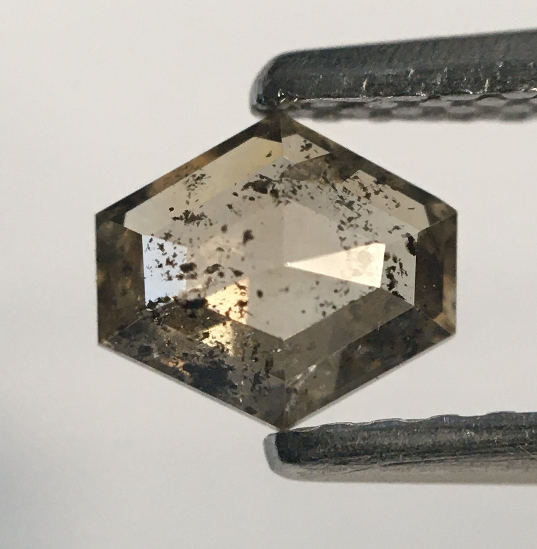 0.42 Ct Hexagon Shape Natural Loose Diamond 5.32 mm X 4.47 mm | Etsy