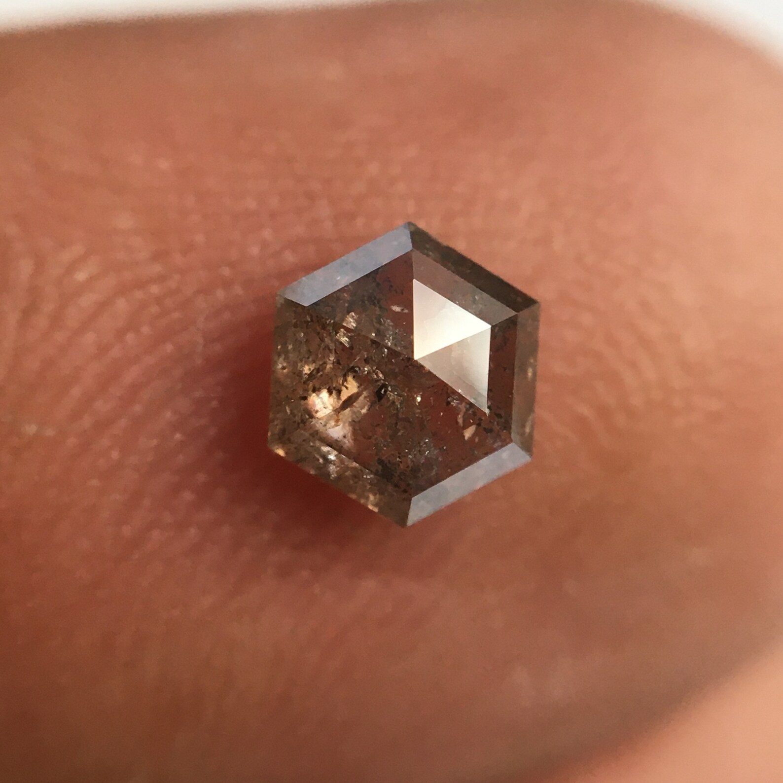 0.53 Ct Fancy Brown Color Natural Loose Diamond 5.34 Mm X - Etsy