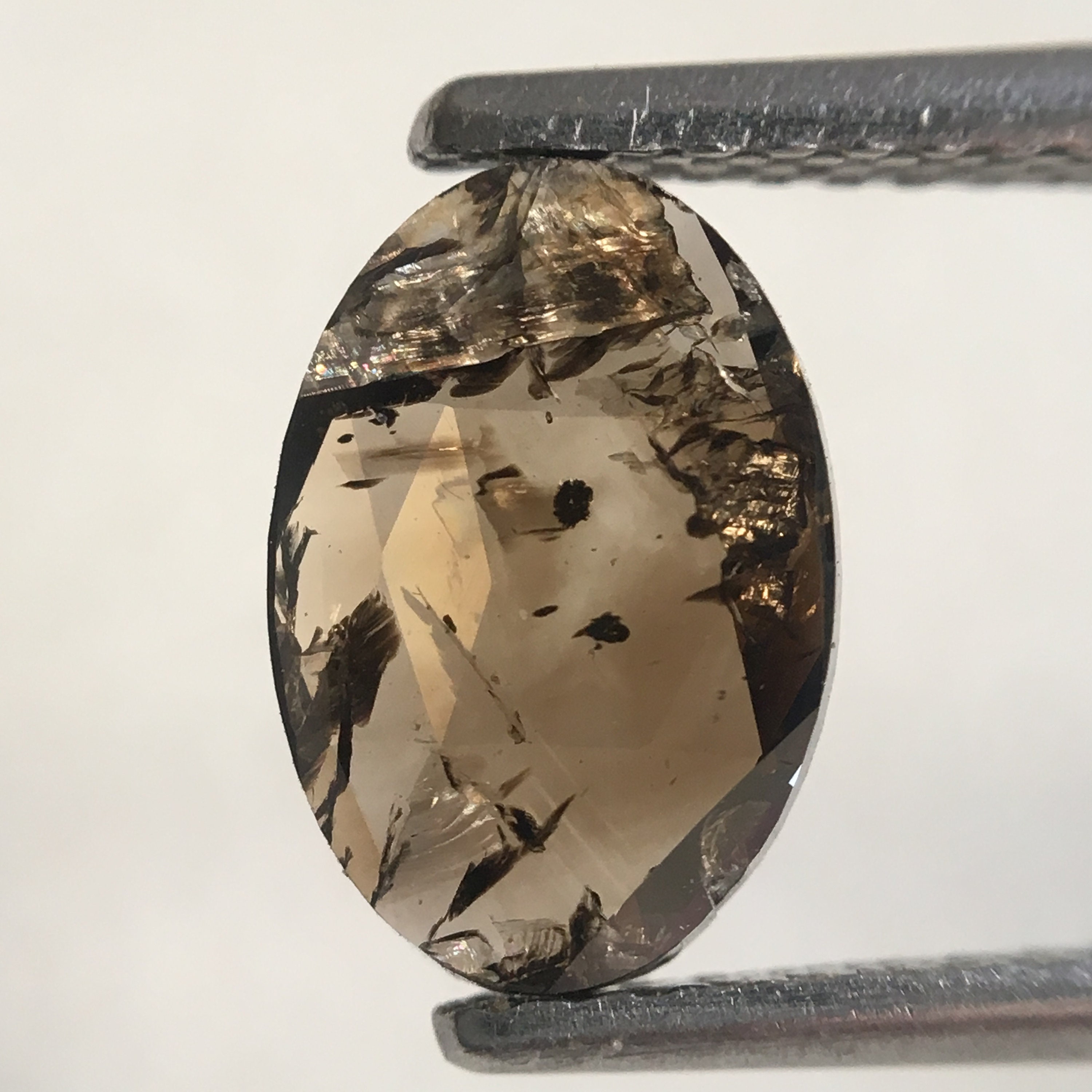 1.82 Ct Natural Brown Color Oval Shape 8.80 Mm X 6.15 Mm X - Etsy