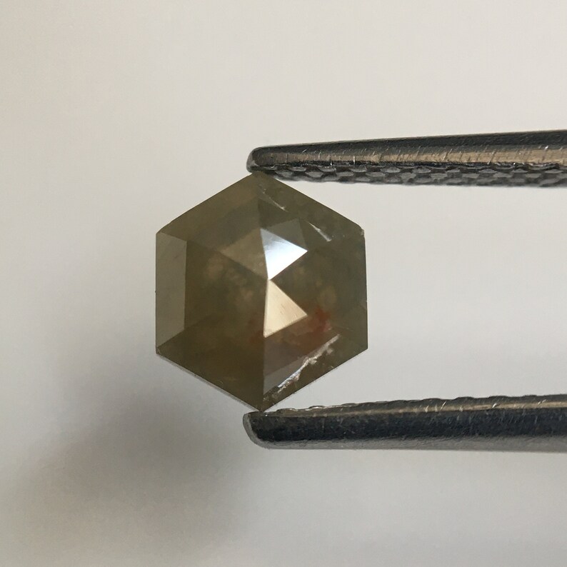 1.54 Ct Hexagon Shape Natural Loose Diamond Pair 6.24 mm x | Etsy