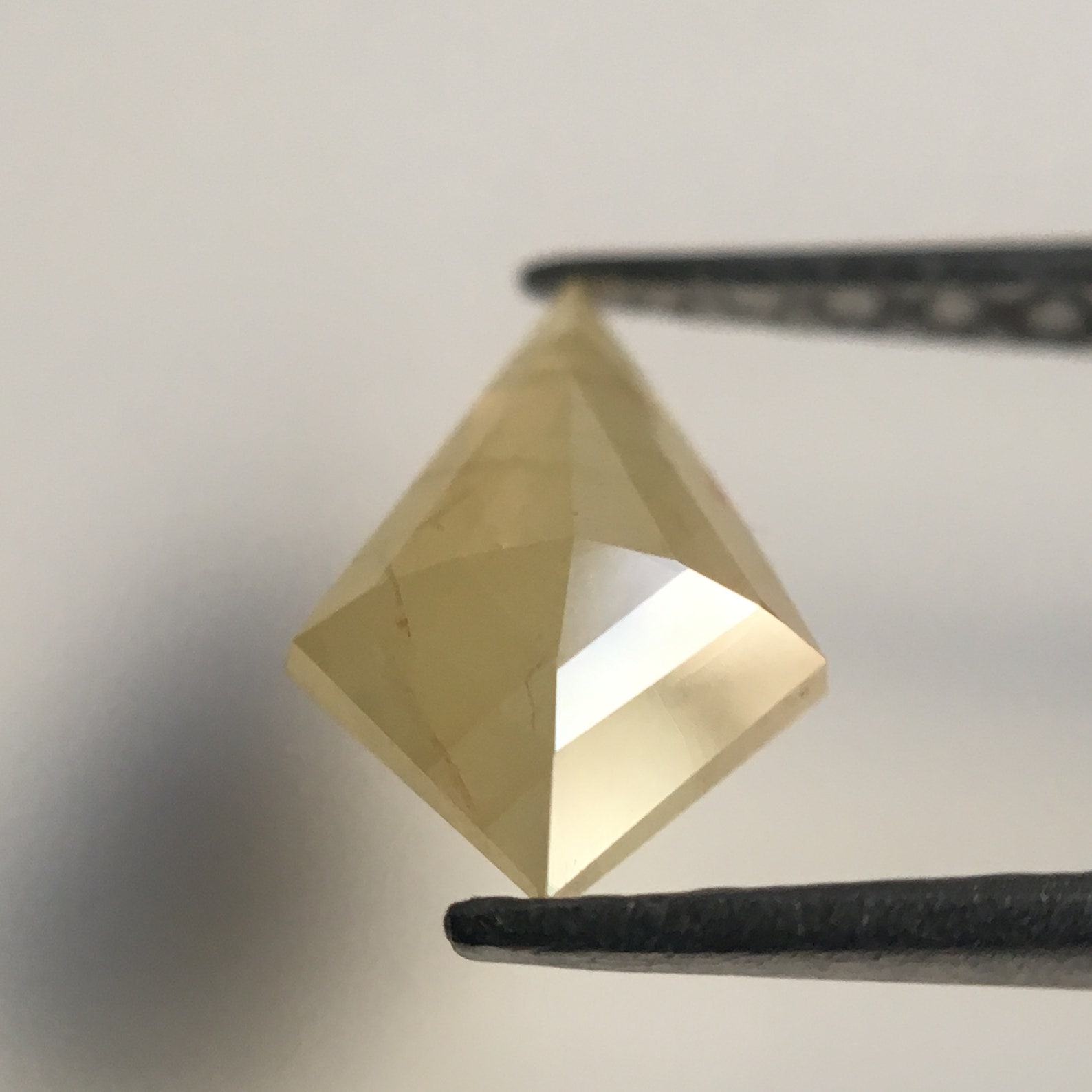 0.47 Ct Kite Cut Yellowish Grey Loose Diamond, Excellent Quality - Etsy