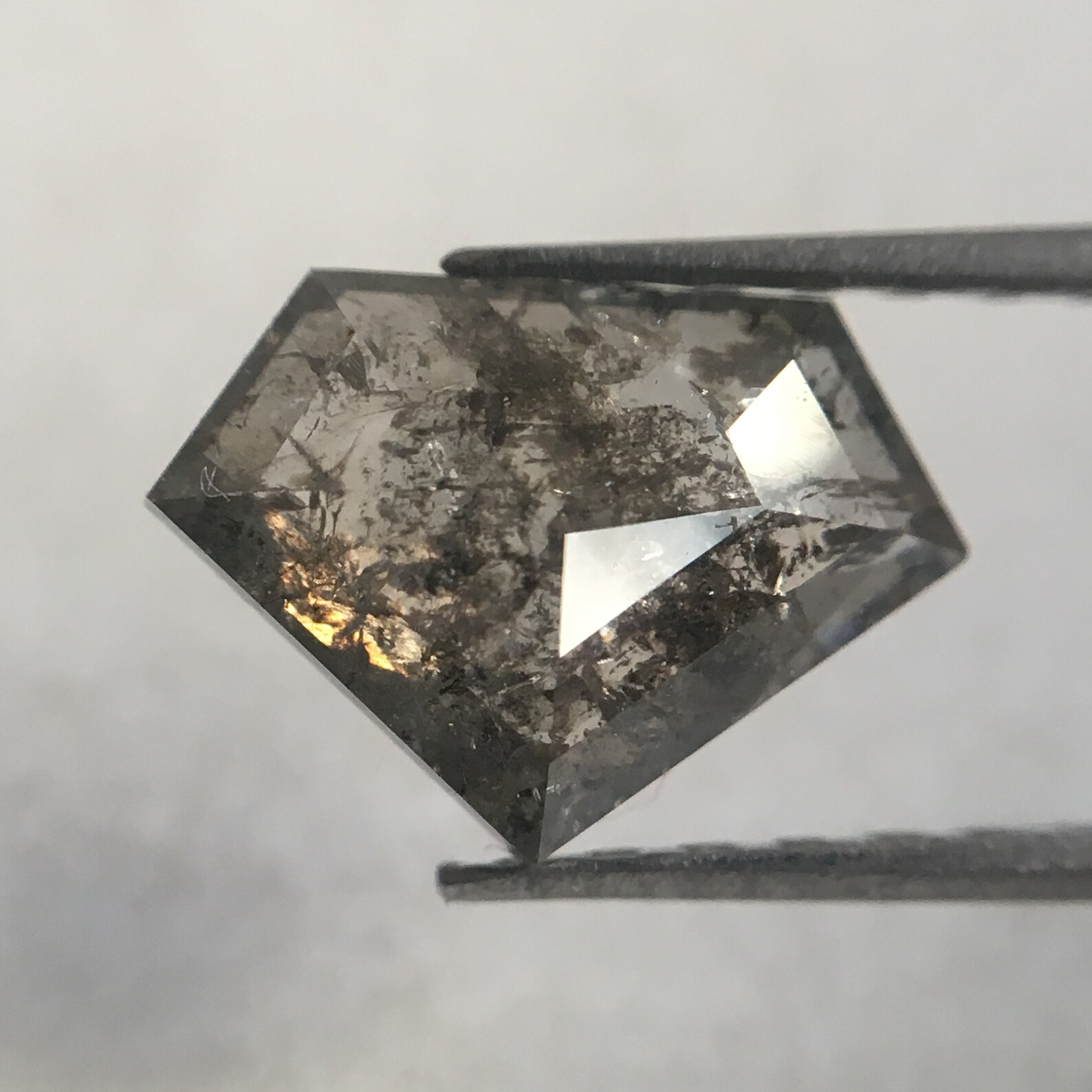 1.24 Ct Grey Color Fancy Diamond Shape Natural Loose Diamond - Etsy