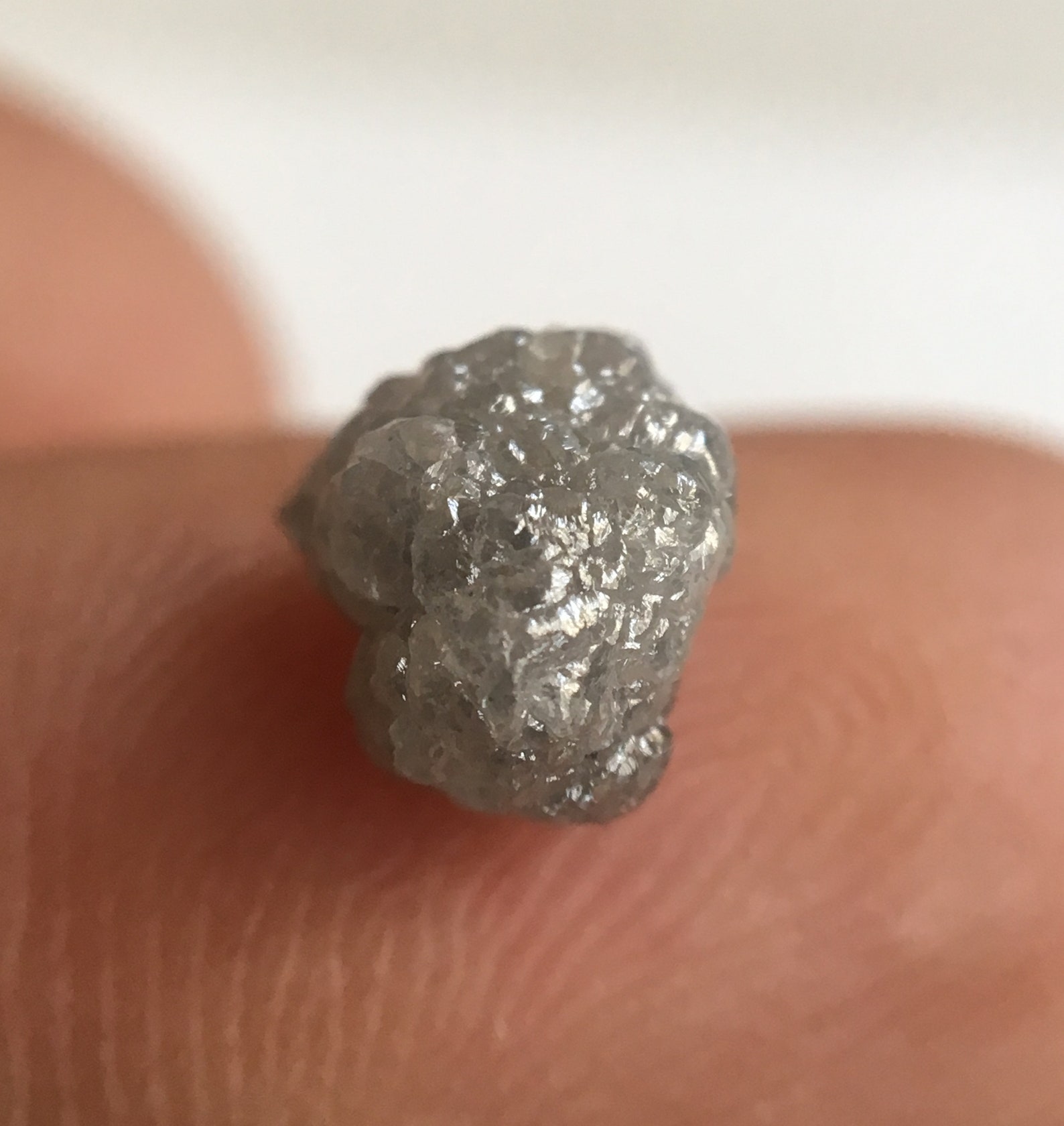 1.76 Ct 100% Natural loose Rough Diamond 6.90 mm x 5.07 mm | Etsy