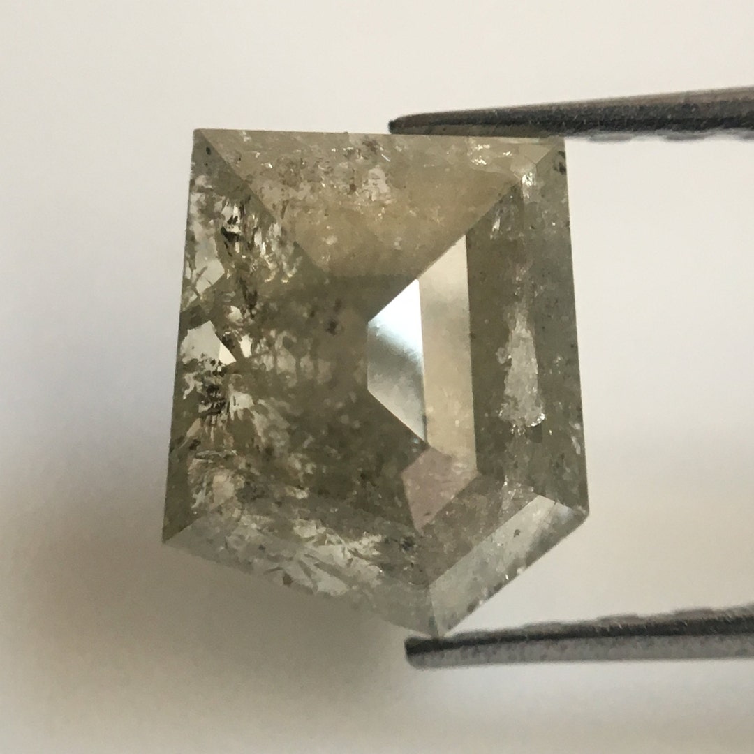 1.10 Fancy Gray Color Geometric Shape Natural Loose Diamond - Etsy