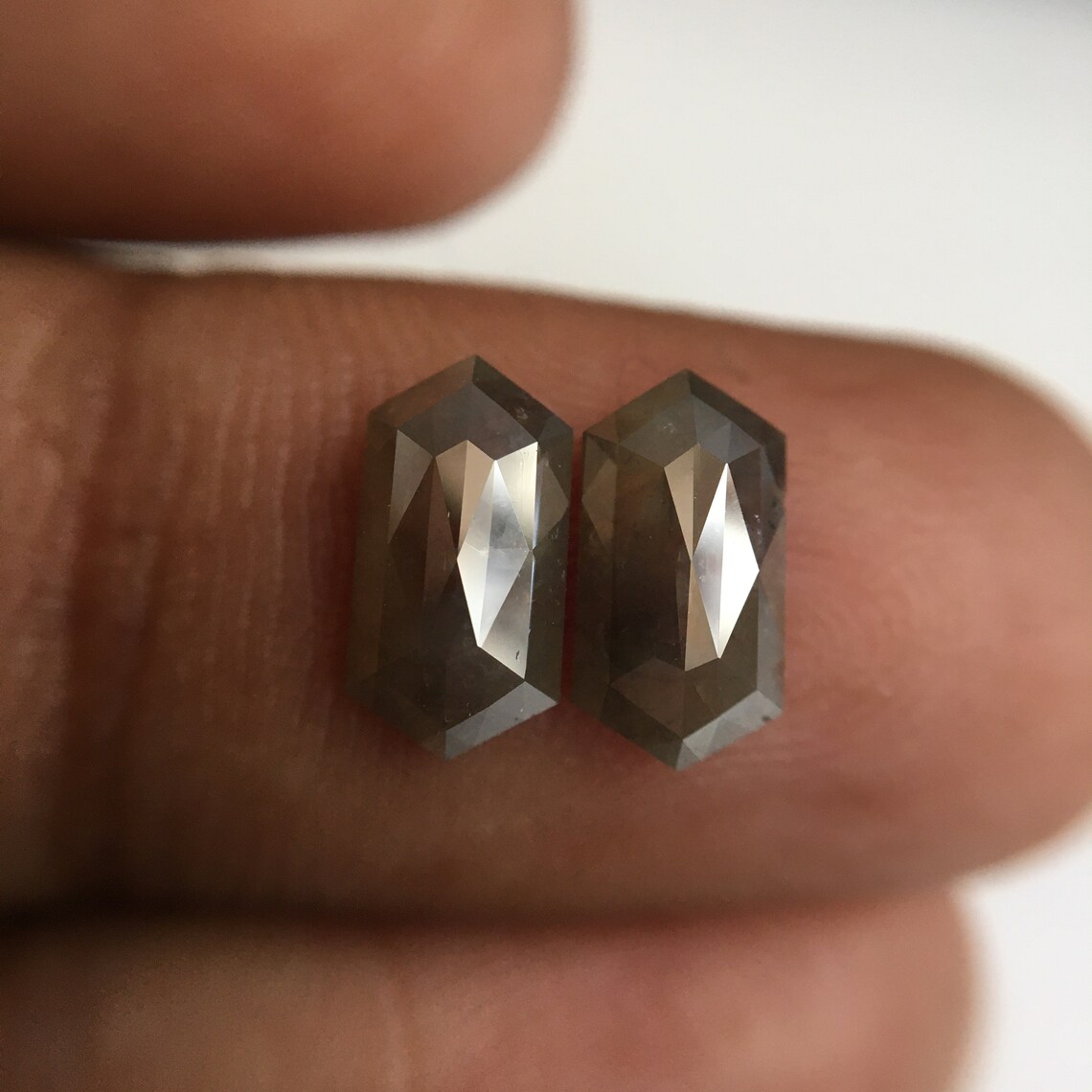 2.60 Ct Hexagon Shape Natural Loose Diamond 9.51 mm X 4.93 mm | Etsy