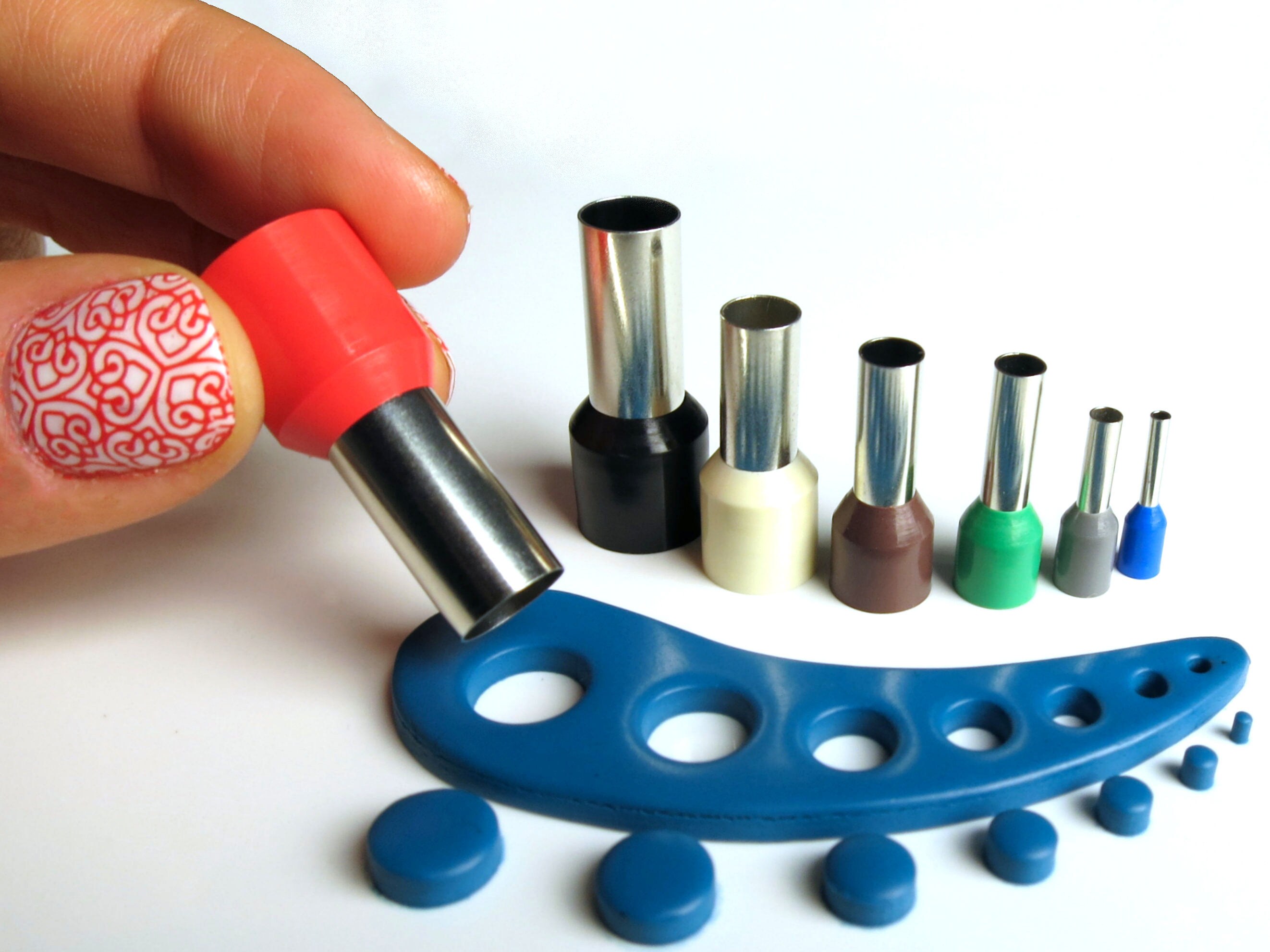 Polymer Clay Mini Circle Cutters Set Kemper Style No Seams | Etsy UK