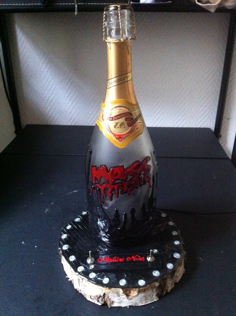 Creation of Custom Led Lights With Bottles of Alcohol - Etsy