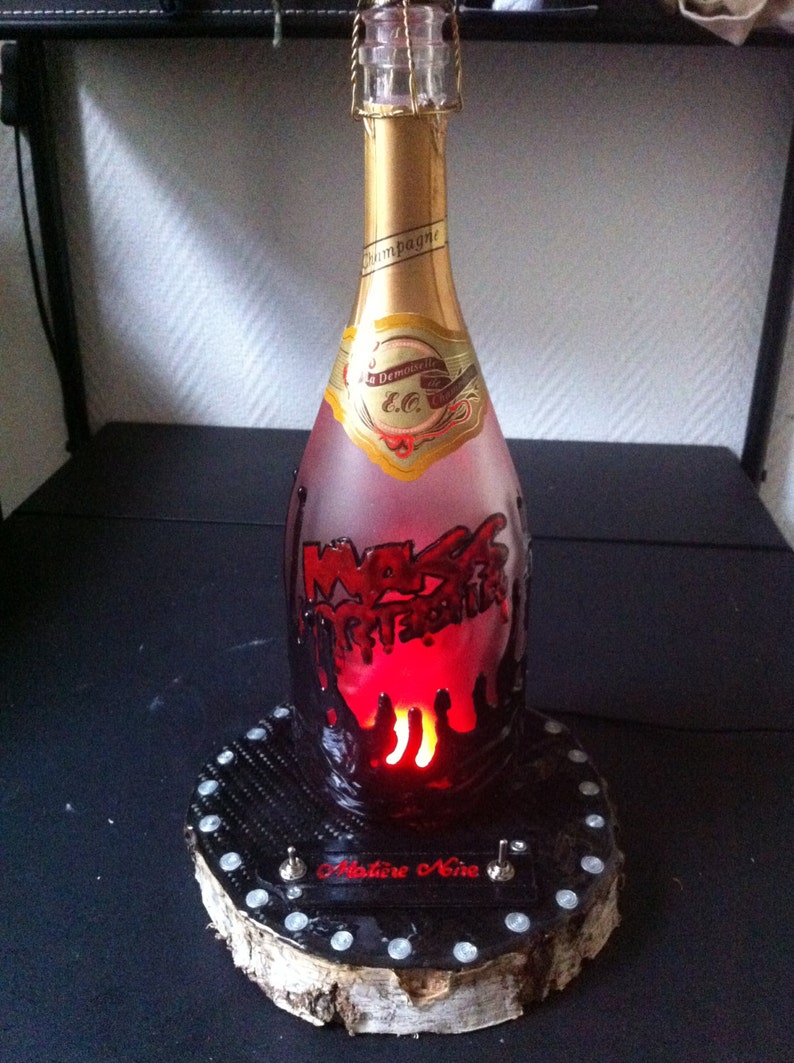 Creation of Custom Led Lights With Bottles of Alcohol - Etsy