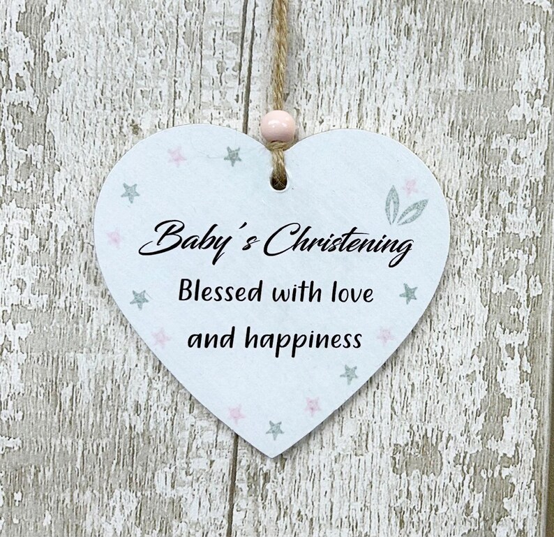 Baby Christening New Birth Blessed With Love and Happiness Boy or Girl ...