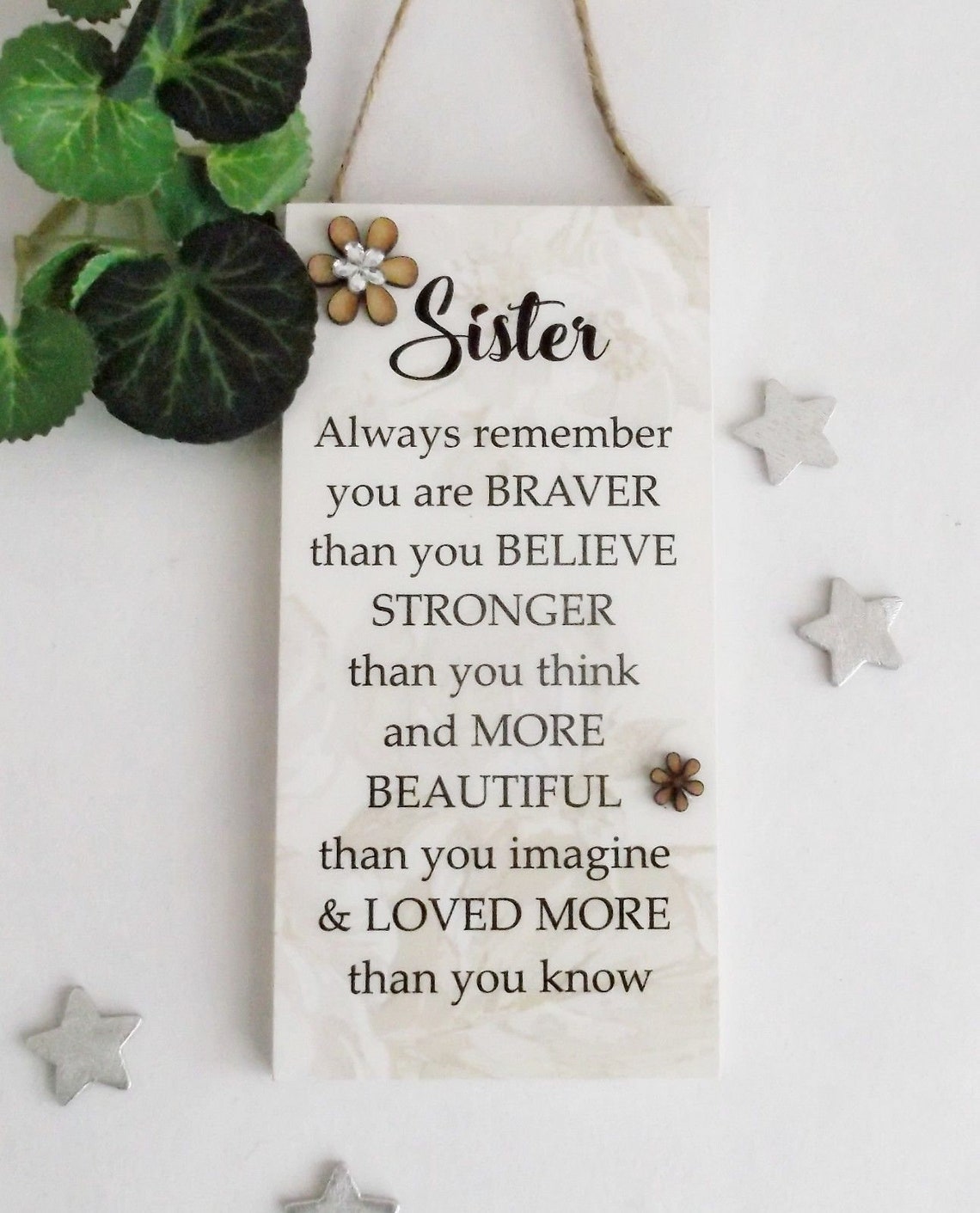Inspirational Plaque for a Special Sister Always Remember - Etsy