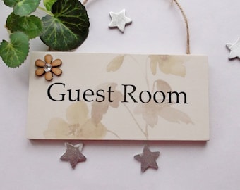 Guest Room Door Sign | Etsy
