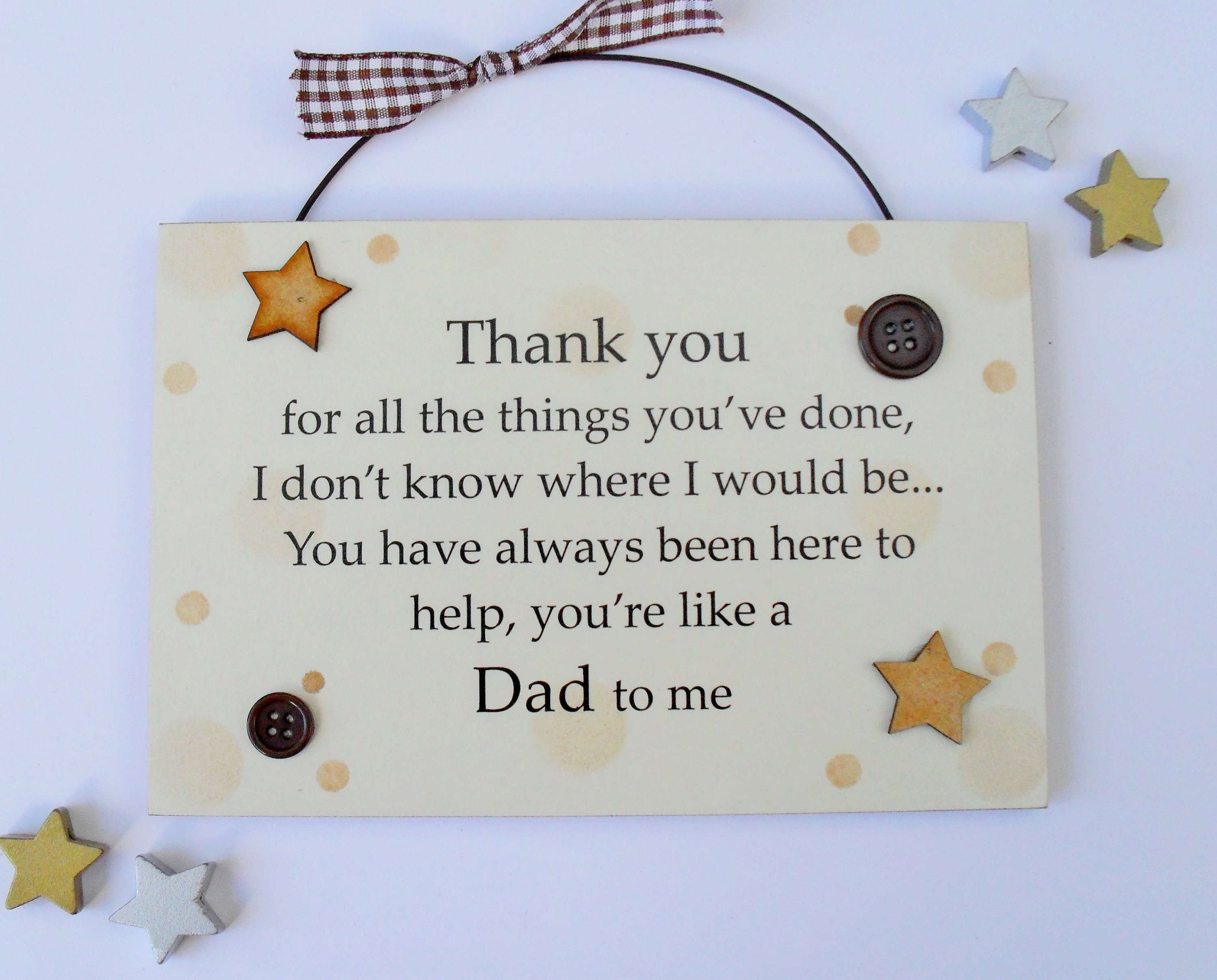 Just Like A Dad to Me Father Figure/step Dad Friendship/birthday/ Thank ...