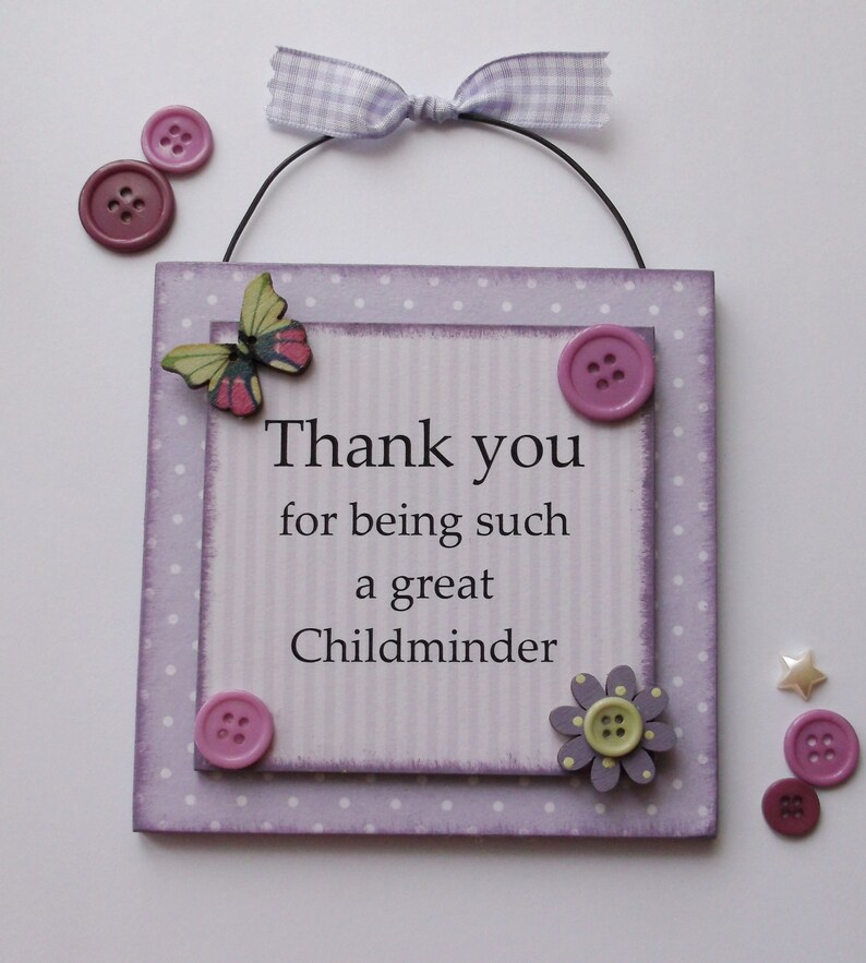 Thank You for Being Such a Great Childminder - Etsy UK