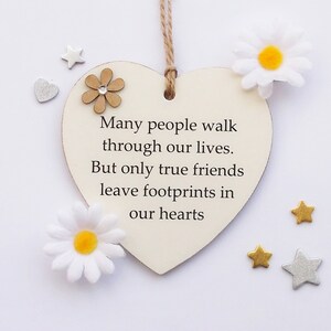 Many People Walk Through Through Our Lives, but Only True Friends Leave ...