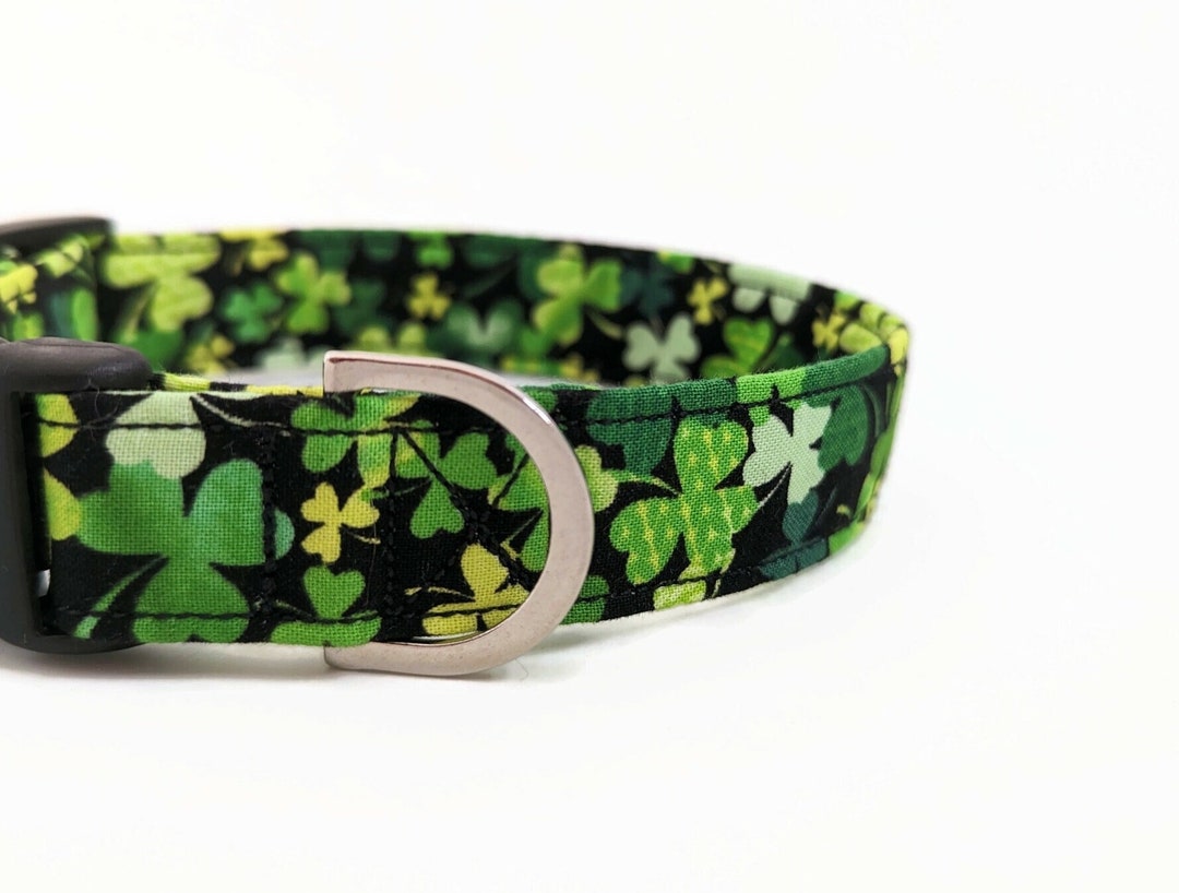 Shamrock Dog Collar | Irish Dog Collar | Clover Dog Collar Lead ...