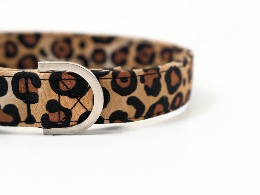 Leopard Print Dog Collar Dog Collar Puppy Collar Girl Dog Collar Small ...