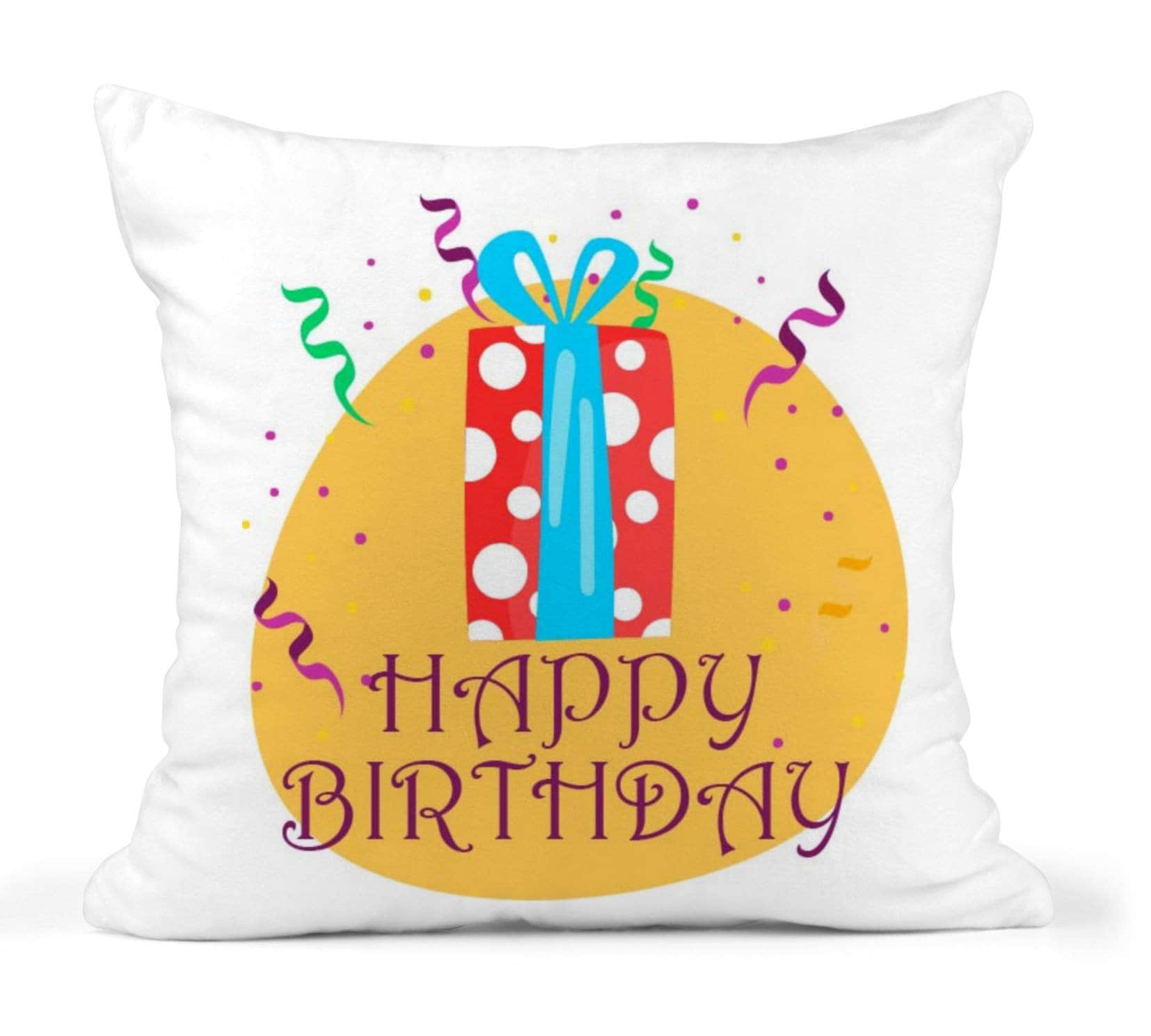 Happy Birthday Pillow Cushion Birthday Gift Birthday Card | Etsy