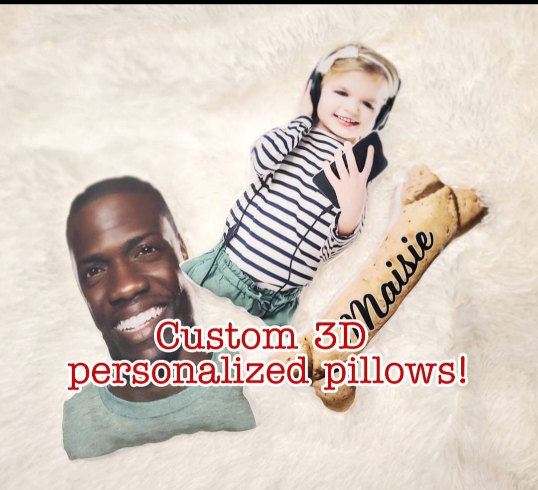 Custom 3D Face Pillow — Personalized Gift for a Loved One - Etsy