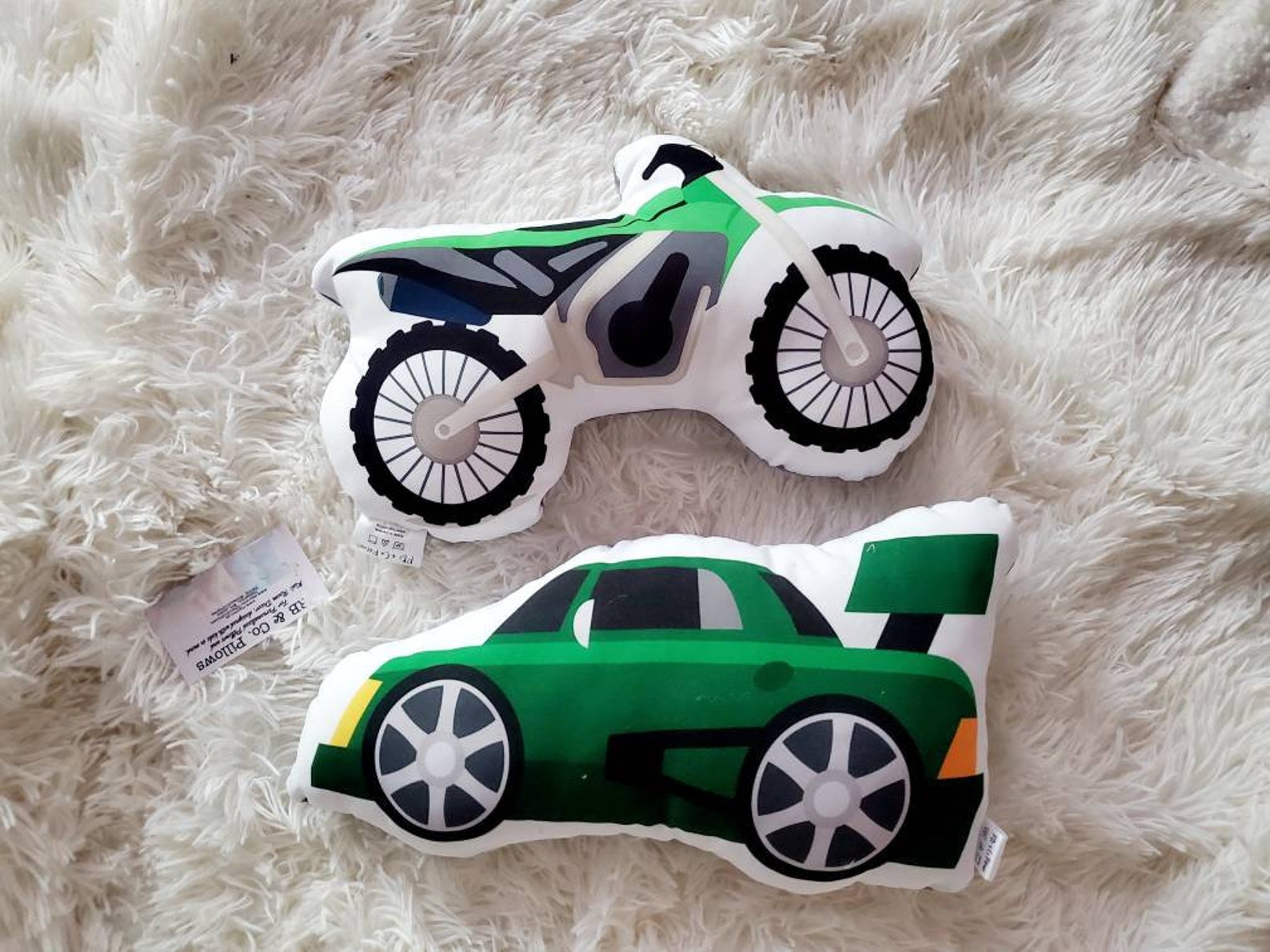 Kids Motorcycle Pillow, Dirtbike Pillow, Boy Nursery Decor, Boys ...