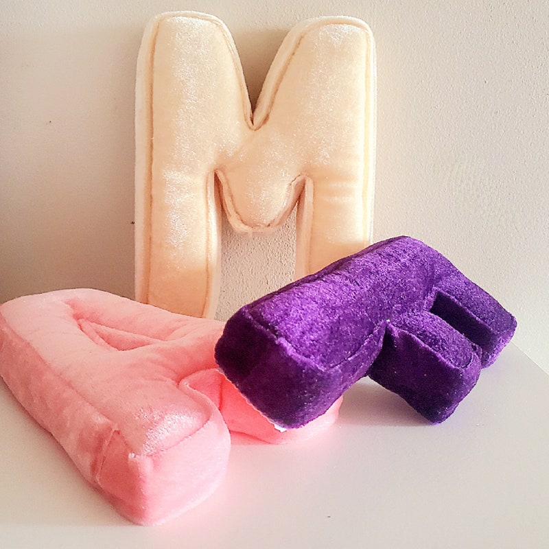 Letter Pillows - Etsy