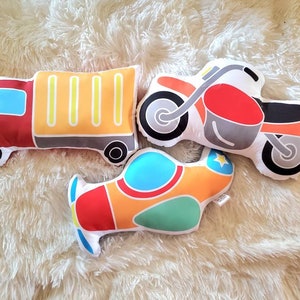 Kids Motorcycle Pillow, Dirtbike Pillow, Boy Nursery Decor, Boys ...