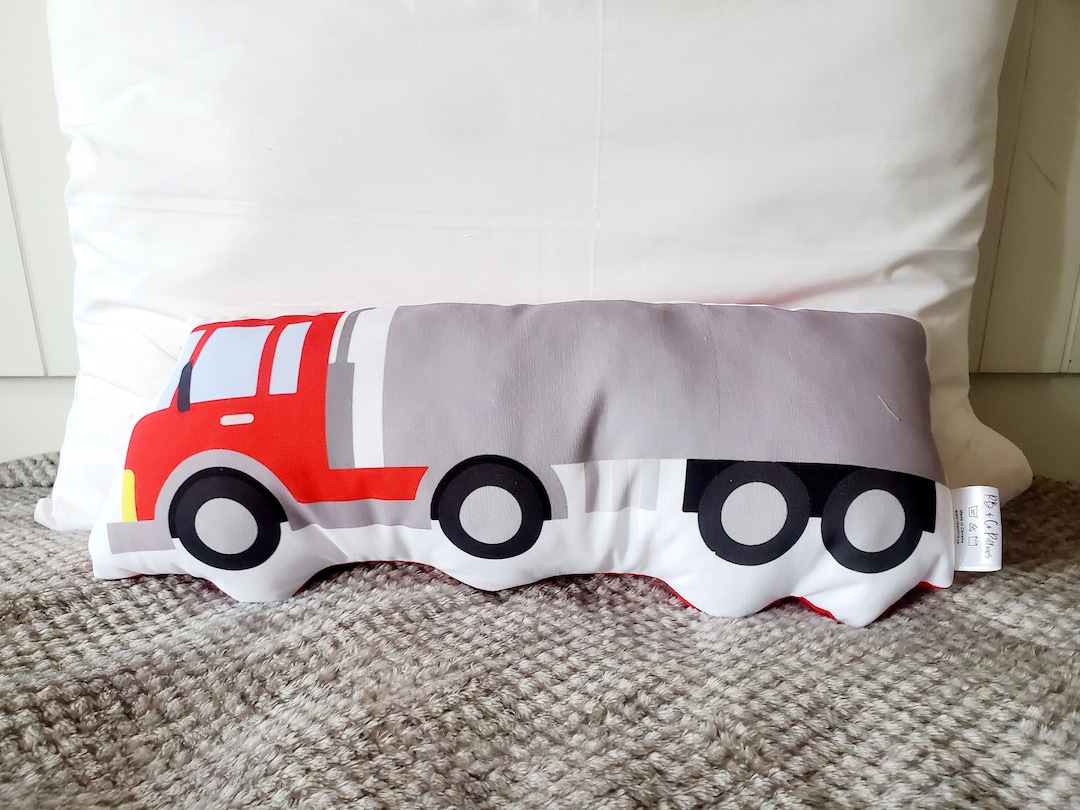 Trailer Truck Pillow, Semi Truck Pillow, Kids Room Decor, Boys Room ...
